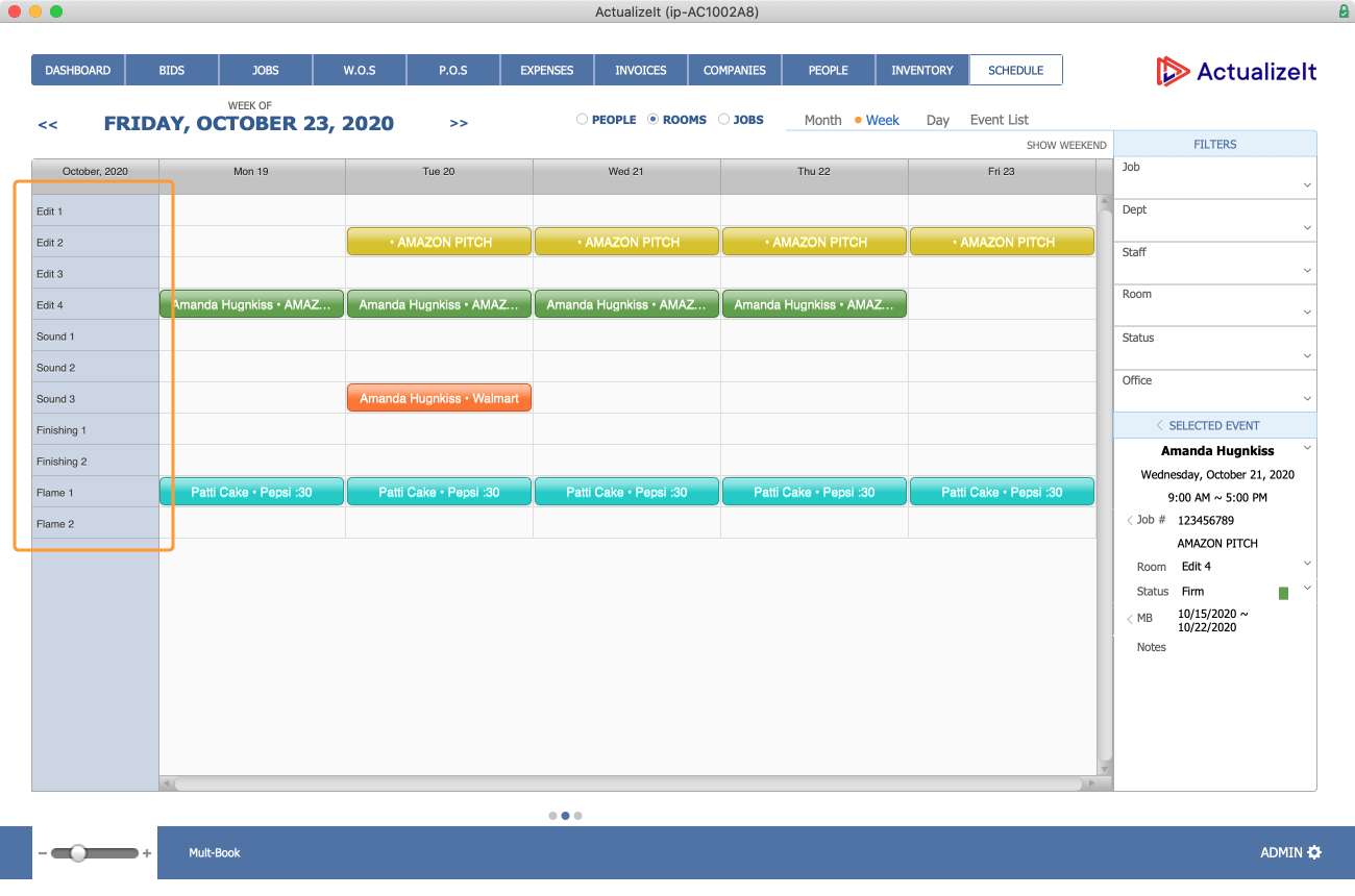 Scheduling Rooms & Equipment - ActualizeIt